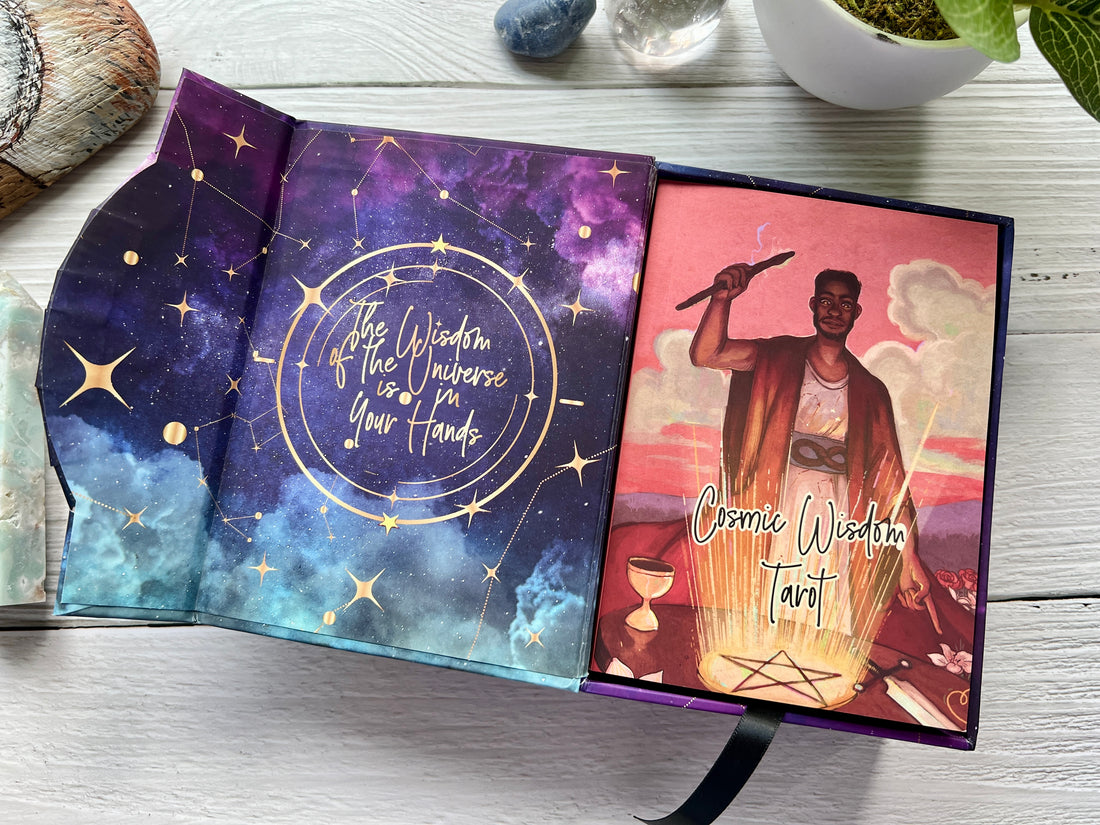 The Cosmic Wisdom Tarot - Limited Edition Tarot Deck and Full Color Gu ...