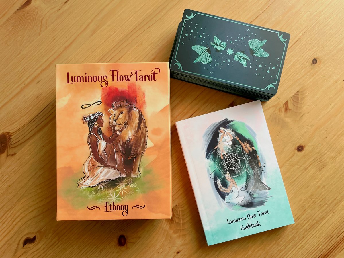 Luminous Flow Tarot Deck First Edition – Ethony Tarot
